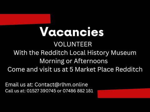 The RLHM is looking for volunteers.