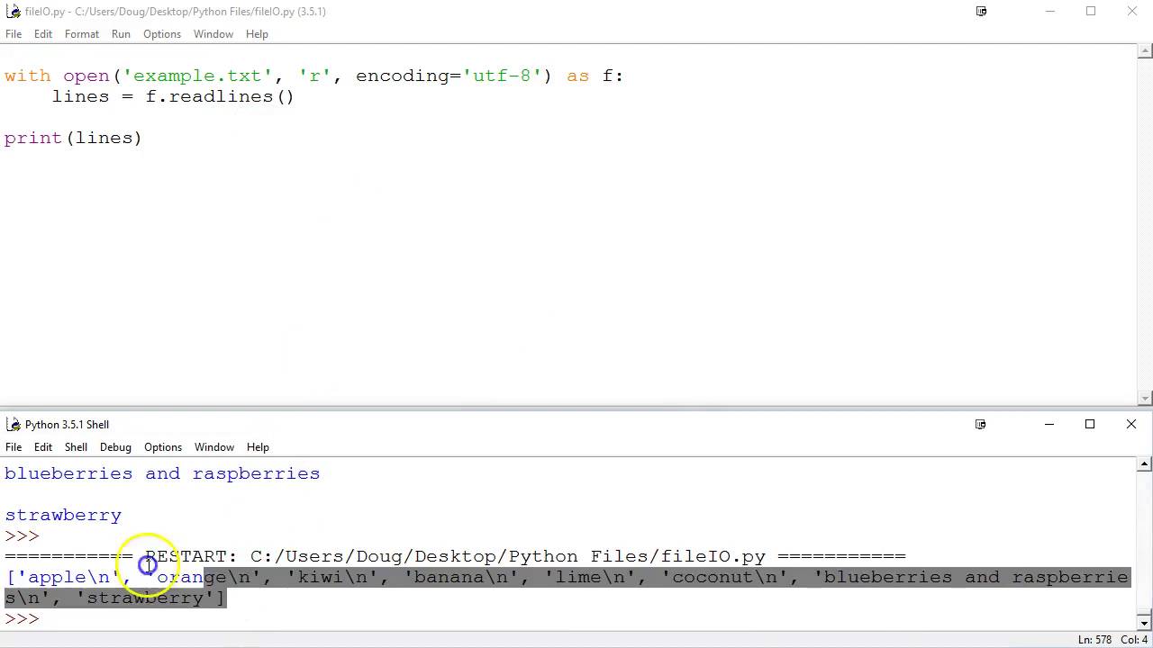 File I/O in Python 3