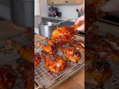 HONEY GARLIC CHICKEN DRUMSTICKS #shorts