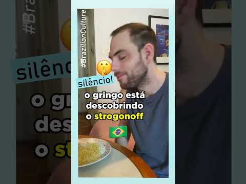o gringo descobrindo o strogonoff | comida brasileira ๐ง๐ท