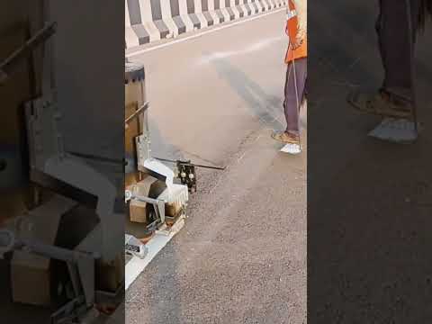 Thermoplastic Road marking #hotmelt application #roadline #markingpaint #marking