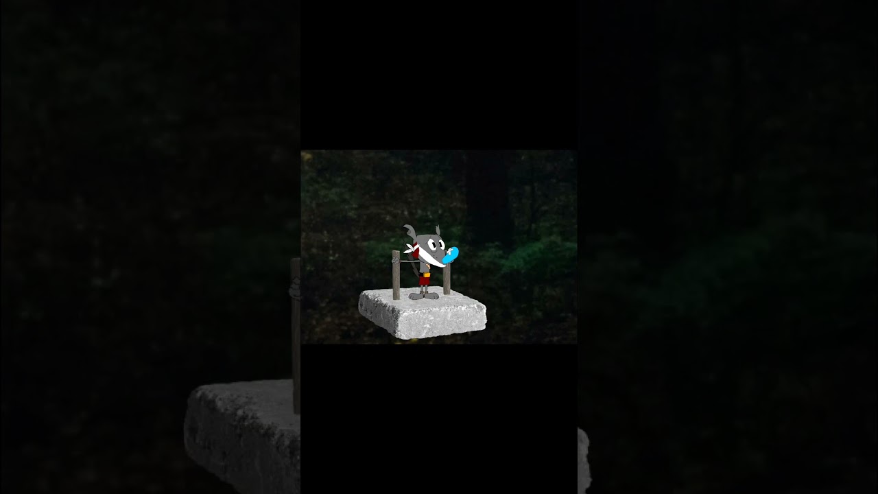 CatDog Eddie the Squirrel Kidnapped Gagged and Tied Up in the Dark Forest Ver.2
