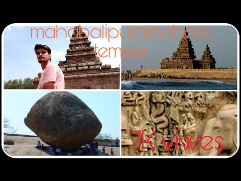 Mahabalipuram tourist place in hindi | mahabalipuram shore temple | mahabalipuram beach hindi vloge