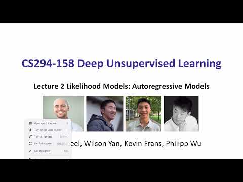 L2 Autoregressive Models -- CS294-158 SP24 Deep Unsupervised Learning -- UC Berkeley Spring 2024