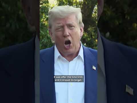 Trump says Israel needs to 'calm down'