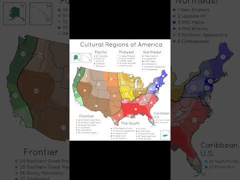This map breaks up the US by cultural regions interesting!