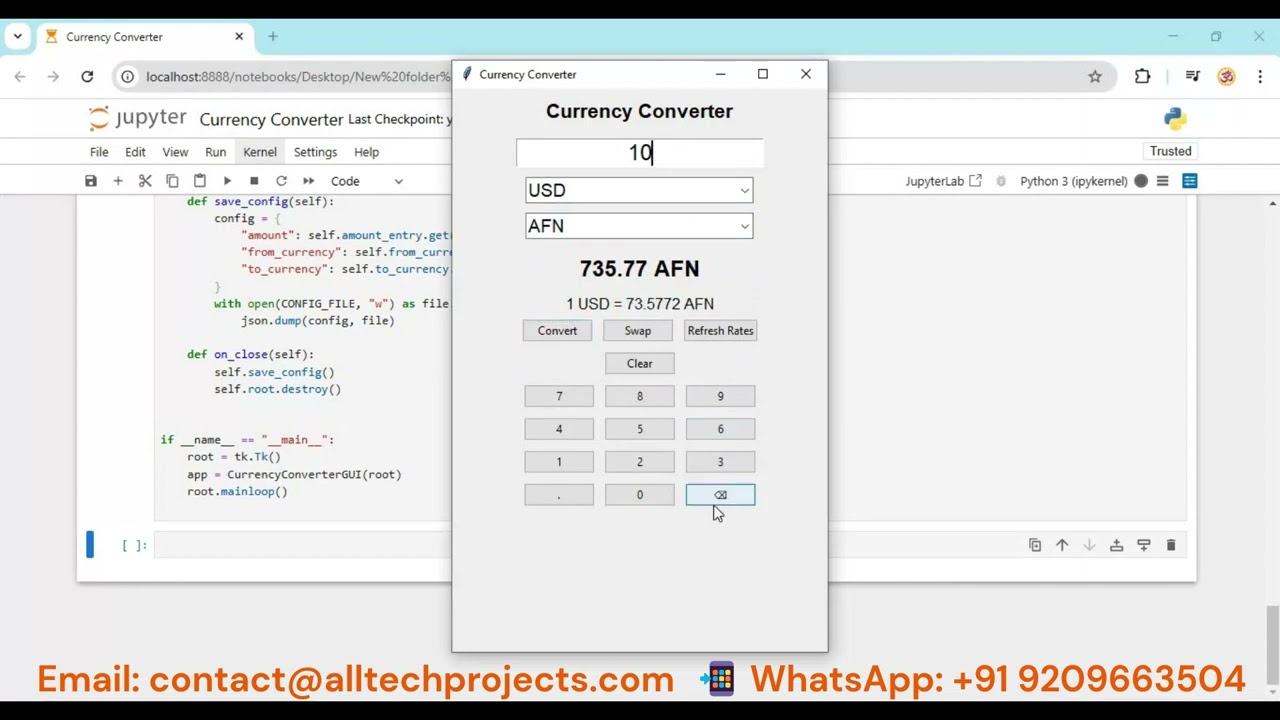 Currency Converter in Python With GUI | Python Project | Source Code