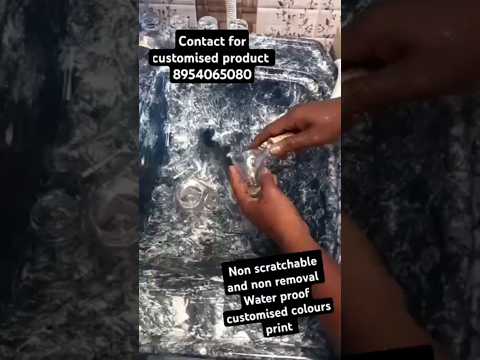 aone glass and crockery store ll Testing Non-Removal Scratch-Resistant Shot Glasses ll custom glass