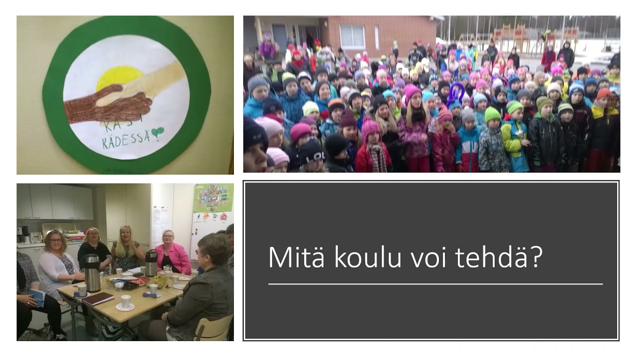 Kouluväkivalta - yhdessä toimien ratkaisuihin