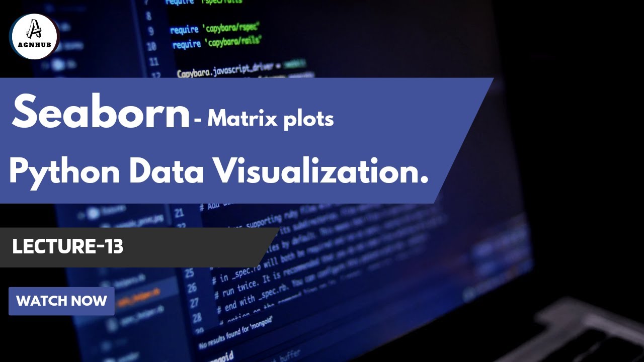 Matrix Plot in Python: Master Data Visualization with Seaborn & Matplotlib | Lecture -13