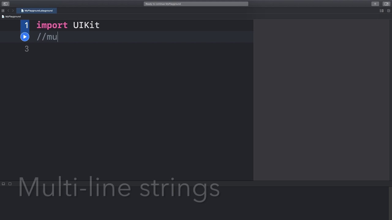 #swift multi-line strings
