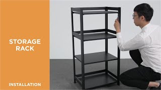 4-Tier Heavy-Duty Aluminum Storage Rack Supplier and Manufacturer- LUMI
