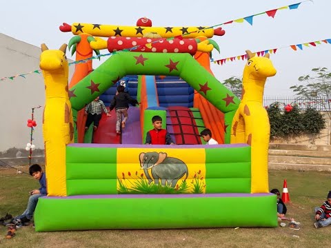 Mickey Mouse Toddler Bounce House Mickey Mouse Air Balloon for Kids jump | kids fun |