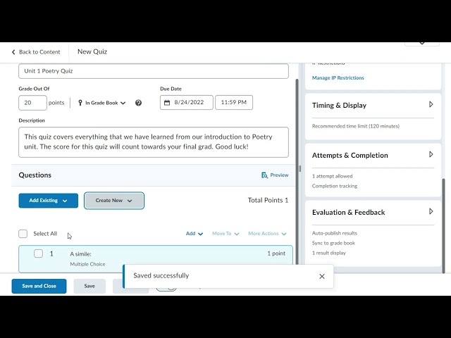 Setting Up Your Course In BrS From Scratch - Center For Teaching ...