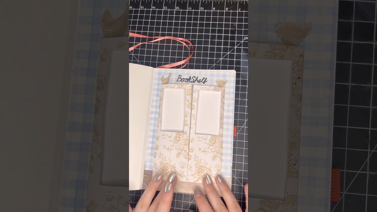 📖 Cozy Cottagecore DIY Bookshelf: Aesthetic Reading Tracker Journal ✍️✨