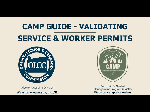 CAMP Guide to Validating Alcohol Service and Marijuana Worker Permits