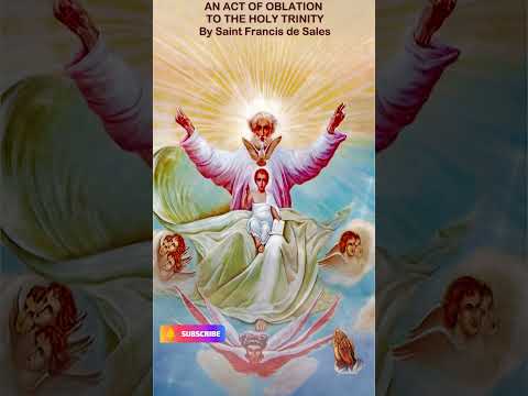 AN ACT OF OBLATION TO THE HOLY TRINITY