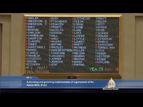 Senate Rejects Real ID Measure