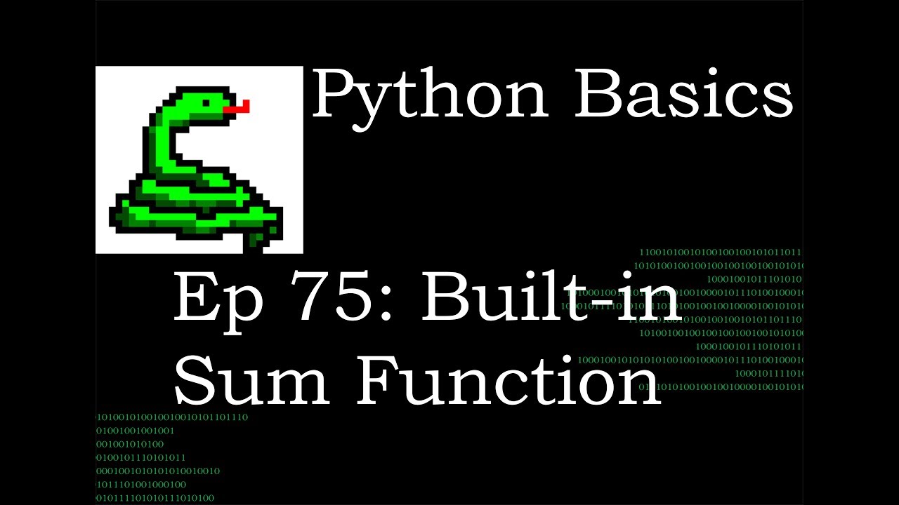 Python Basics Sum