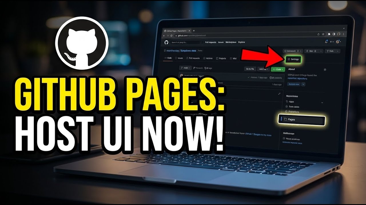 How to register with GitHub Pages for hosting UI projects - Beginner Guide