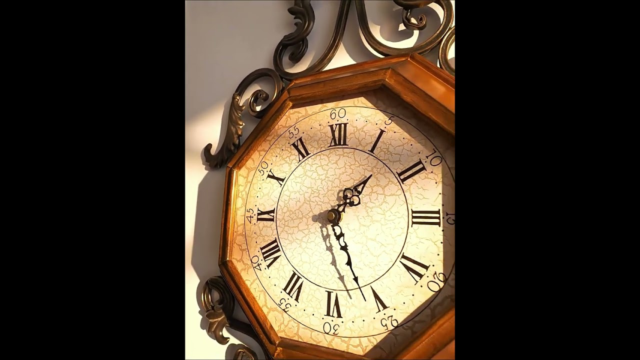 Warmly Life Vintage Wall Clock with Classic Roman Elegance | Rustic Home Décor Inspiration