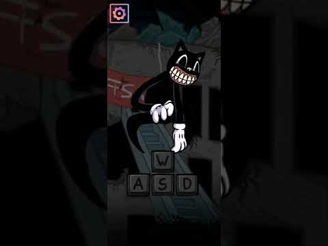 Cartoon Cat Test FNF Scary Cartoons Mod Friday Night Funkin' #shorts #fnf #test #fnftest #cartooncat