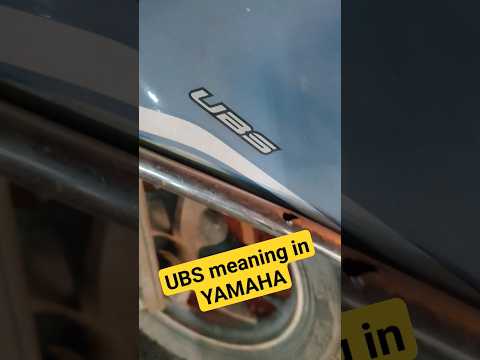 UBS meaning in Yamaha fascino #shorts
