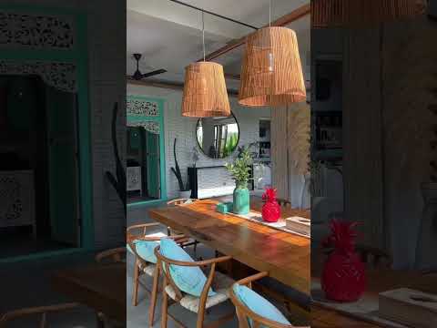 Beautiful and vibrant Bali villa with amazing views π΄ #shorts #bali #design
