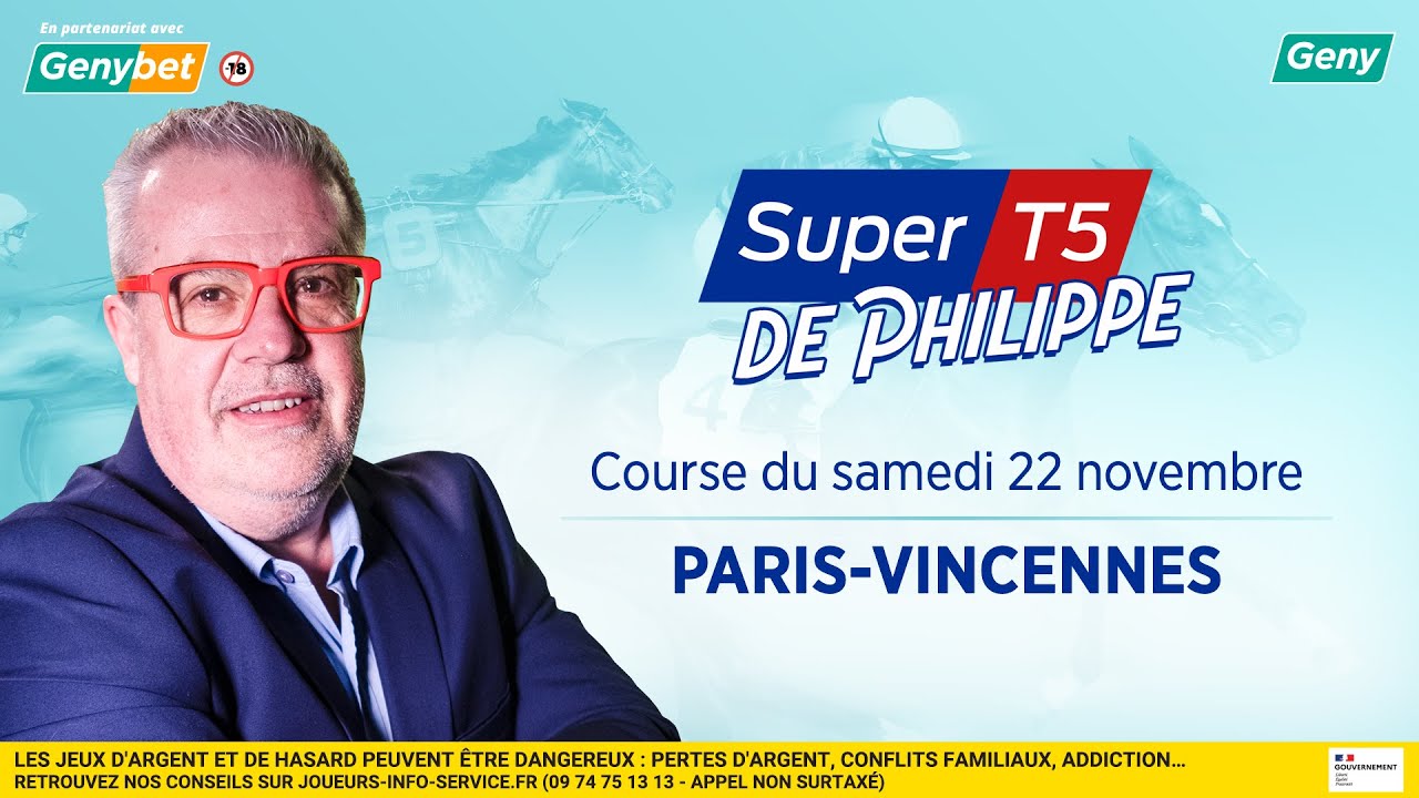 LE PRONO DU SUPER TOP 5 (R1-C4) | 22/11/2025 | A PARIS-VINCENNES