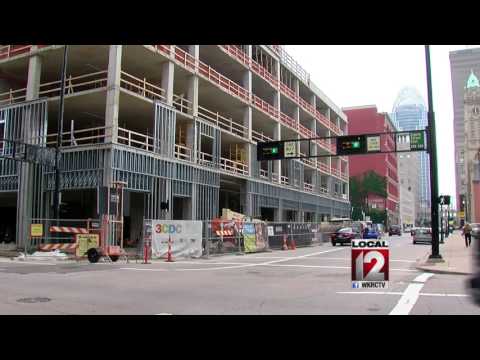 New parking garage in downtown Cincinnati