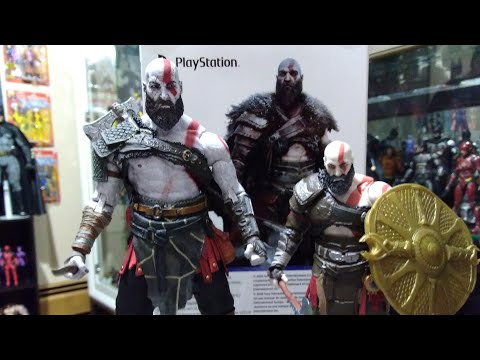 Spin Master God of War Kratos vs neca Kratos (QUICK COMPARISON)