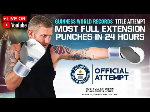Guinness World Record Attempt- 24 Hours Punching | Boxing