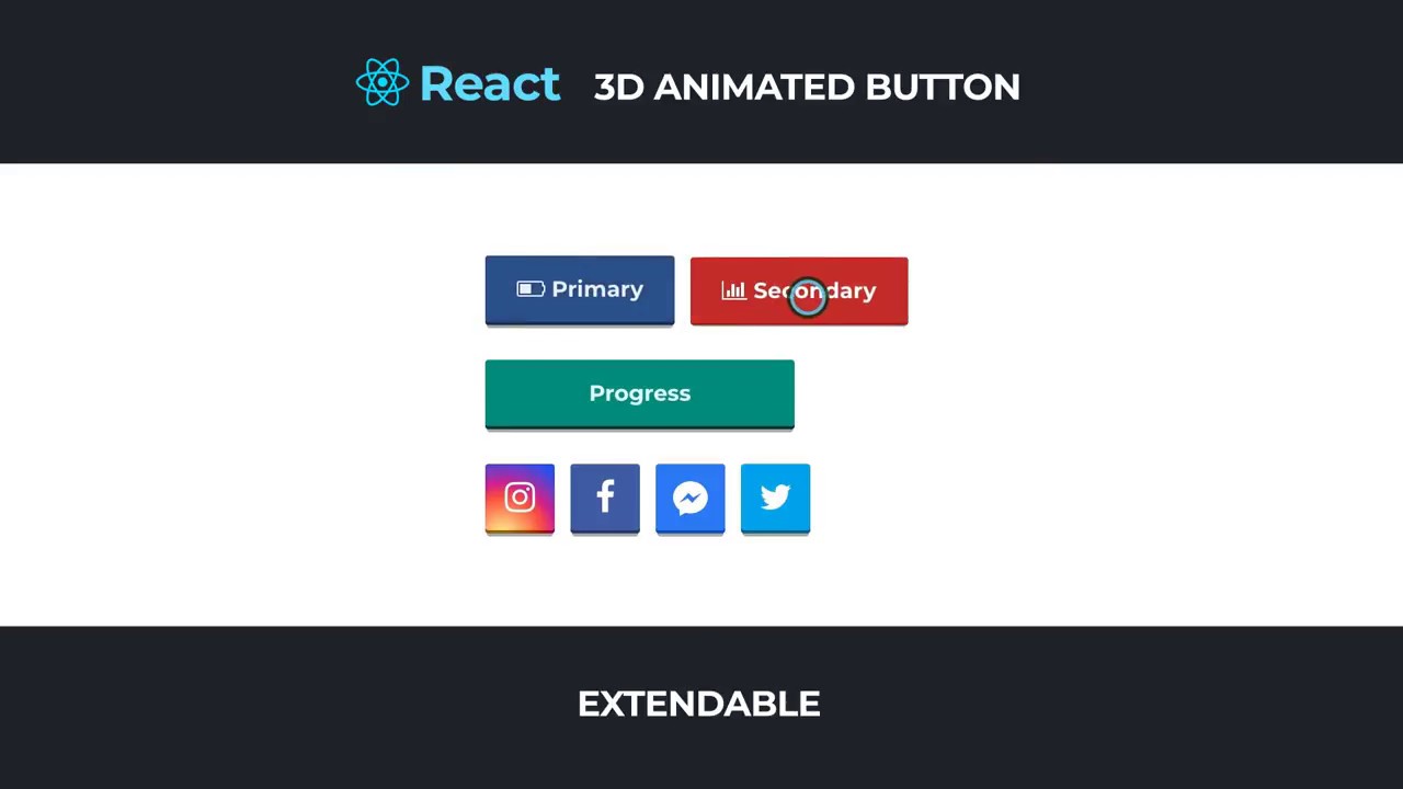 ReactJS Awesome Button — Demo