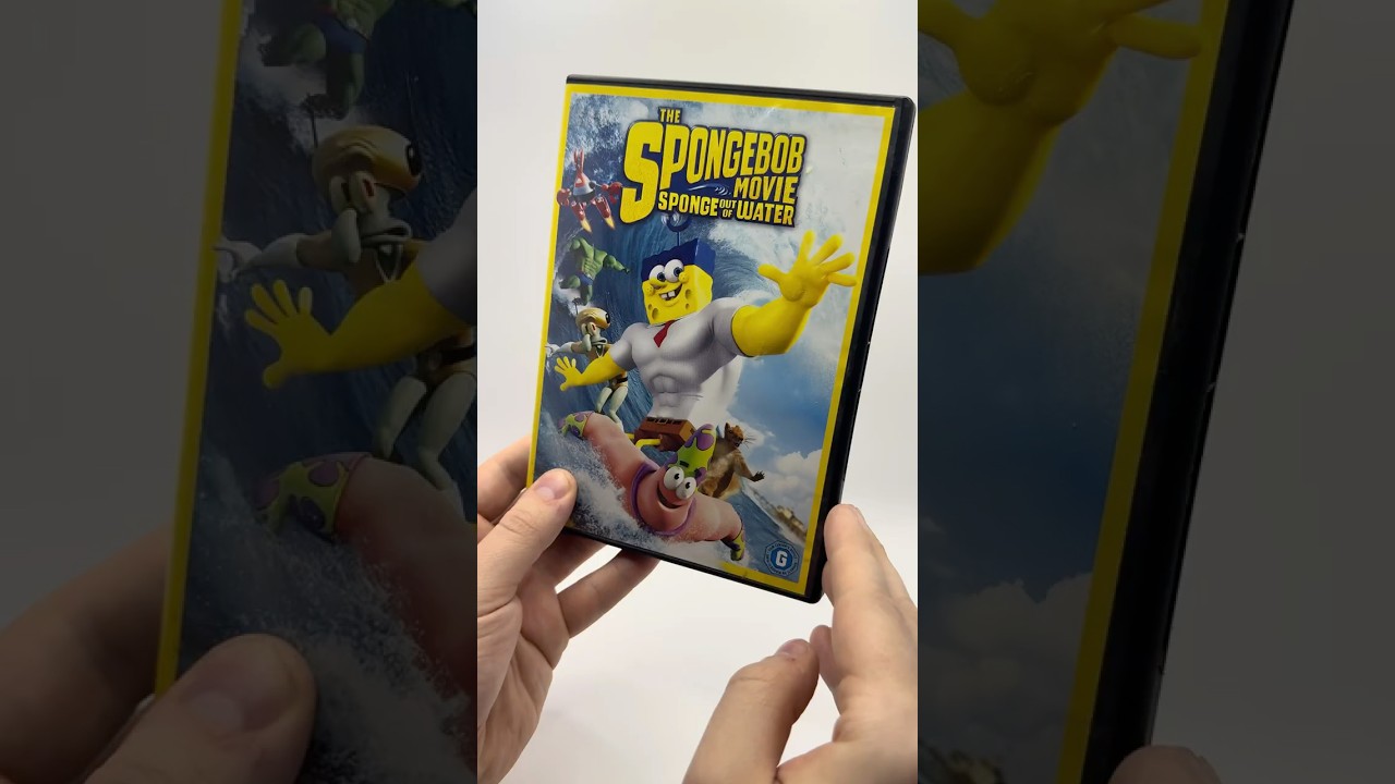 The Spongebob Movie Sponge Out Of Water DVD #spongebob #spongebobsquarepants #nickelodeon #unboxing