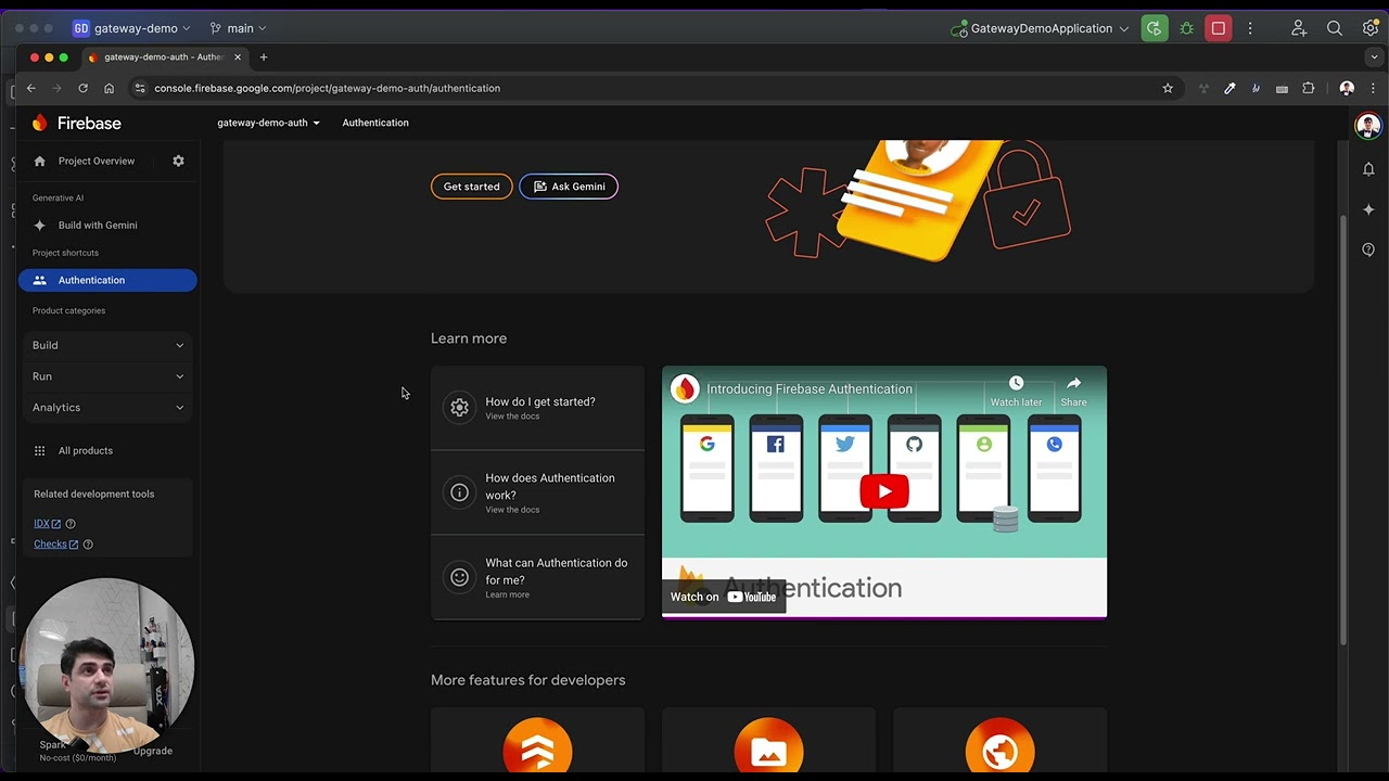Spring Gateway Authentication with Firebase in 5 minutes