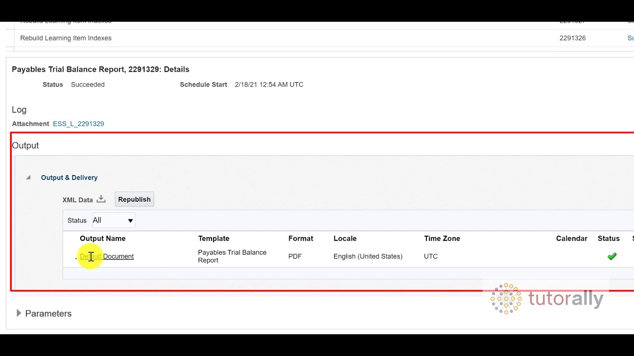 How to Run Reports in Oracle Cloud ERP | Oracle Fusion | Oracle ERP Report | TutorAlly