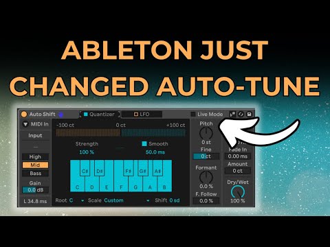 Ableton Live Auto Shift: Ableton's New Insane Stock Auto-Tuner Device