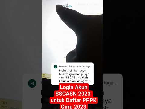 Login SSCASN 2023 untuk Daftar PPPK Guru 2023 di Link Pendaftaran PPPK 2023 sscasn.bkn.gi.id #shorts