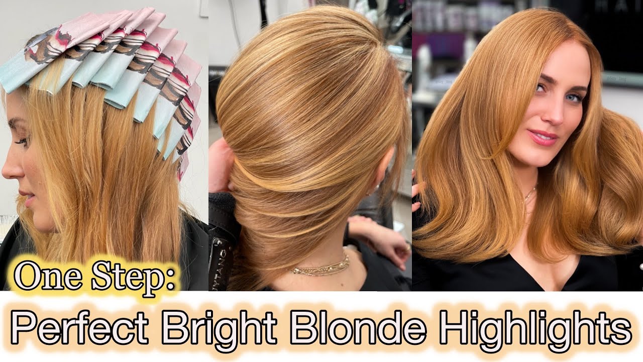 Perfect Bright Blonde Highlights In One Step / LiftMeUp Bright NakedGlow9
