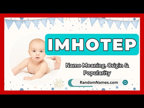 Imhotep - Baby Boy Name Meaning, Origin & Popularity - RandomNames.com