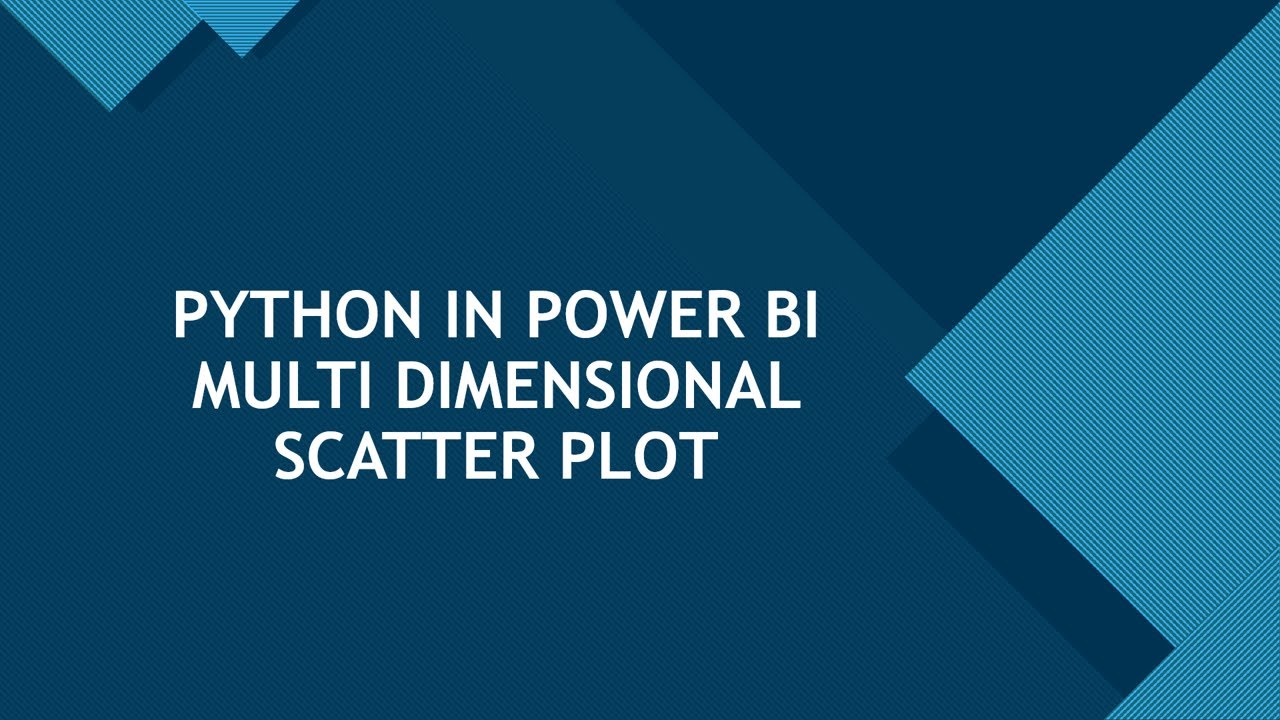 Python in Power BI | Multi Dimensional Scatter Plot