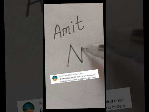 Amit name art logo design 241 #shorts #nameart #logo #name #logoart #logodesign #youtubeshorts