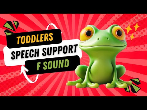 F Sound Practice for Speech Delay. Interactive Speech Therapy Support for 2 and 3 year Olds