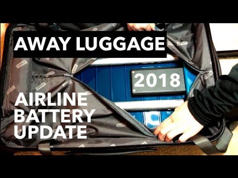 AWAY Luggage Battery Update | 2018