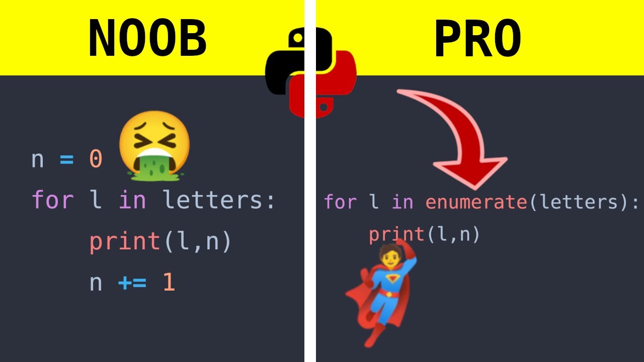 How to Use Enumerate In PYTHON?!
