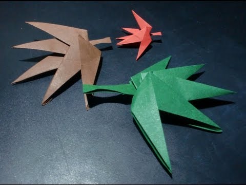Origami Ahornblatt: falling leaves – Faltanleitung [HD/deutsch] | The ...
