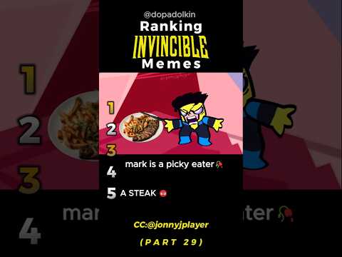 Ranking the Funniest Invincible Memes PART 29