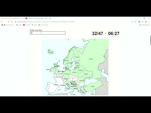 Countries of Europe Map Quiz by Sporcle