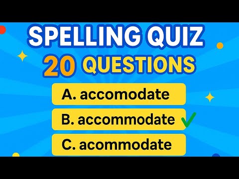Spelling Challenge! 20 Fun Questions for Smart Kids & Cool Parents
