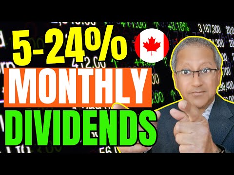 High Yield Canadian Stocks & ETFs With Monthly Dividends!